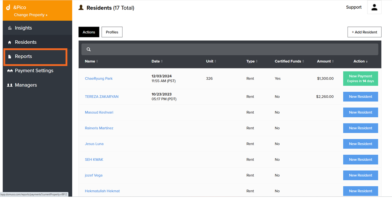 Viewing Return Reasons in Domuso – Domuso Support