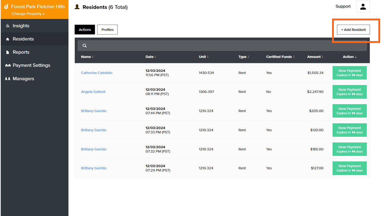 How to Add a New Resident to Domuso – Domuso Support